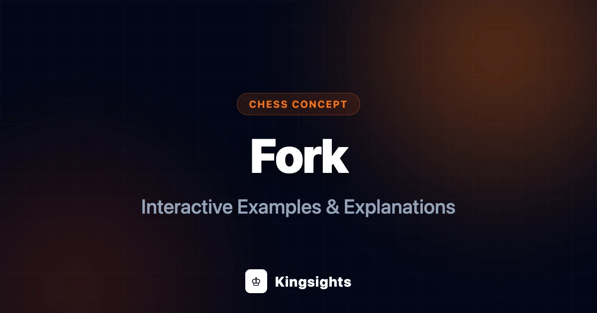 Chess Fork Tactic: How to Use and Spot Forks | Kingsights