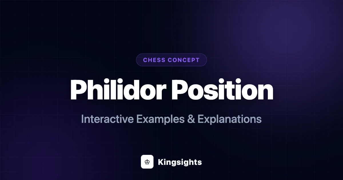 Philidor Position in Chess: How to Defend and Draw | Kingsights